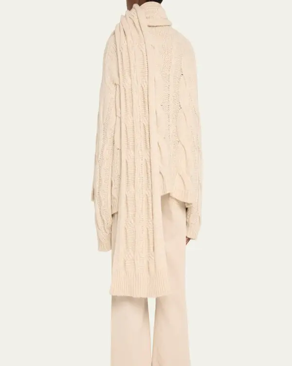 Ramy Brook Agnes Cable-knit Sweater
