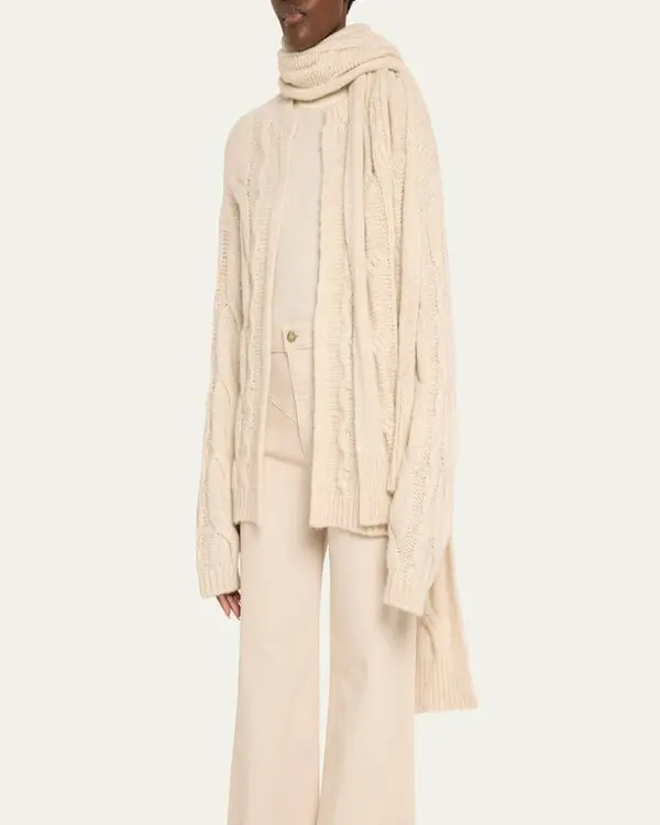 Ramy Brook Agnes Cable-knit Sweater