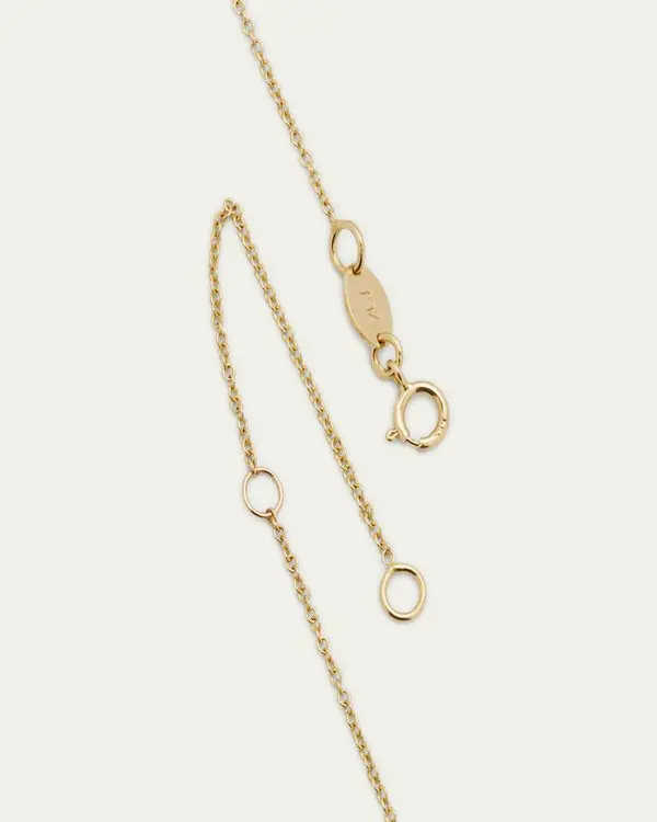 ZOE LEV Diamond Initial Necklace