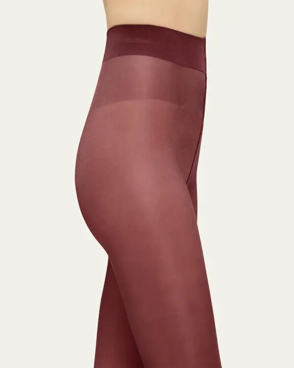 Wolford Satin Touch Shimmer Tights - Navy