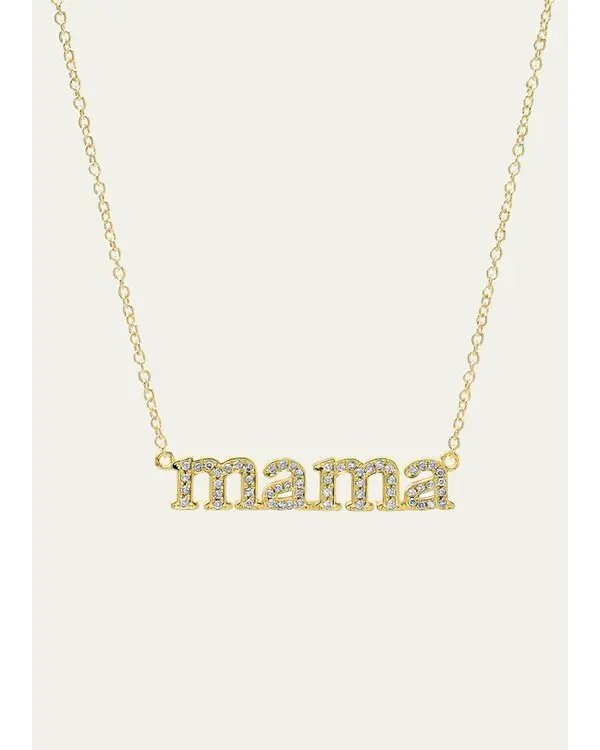 JENNIFER MEYER 18k Diamond Mama Pendant Necklace