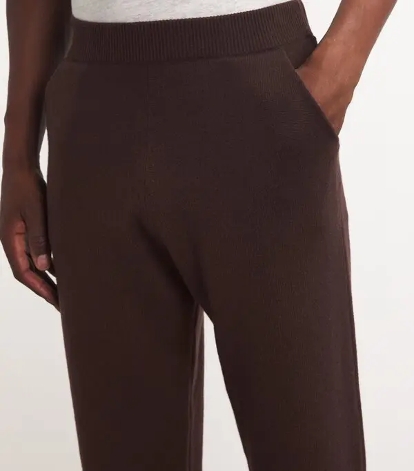 Harrods Cashmere Sweatpants - Brown