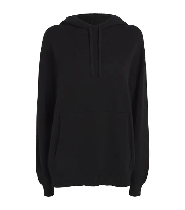 Harrods Cashmere Hoodie - Black