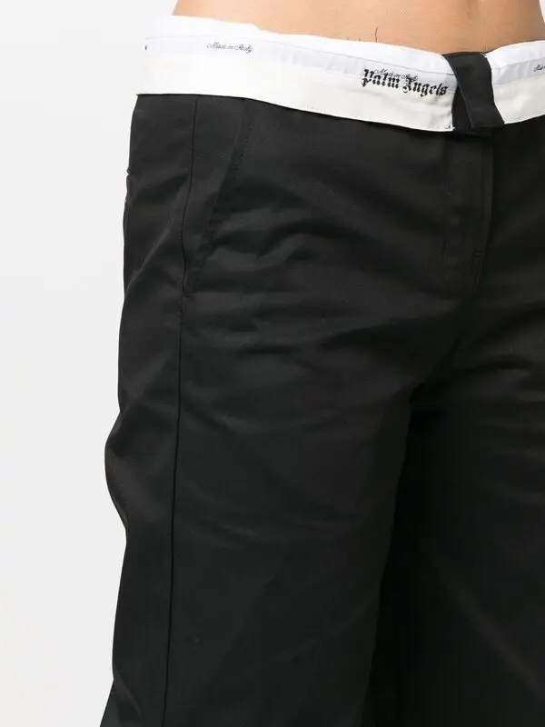 Palm Angels Flare Leg Trousers