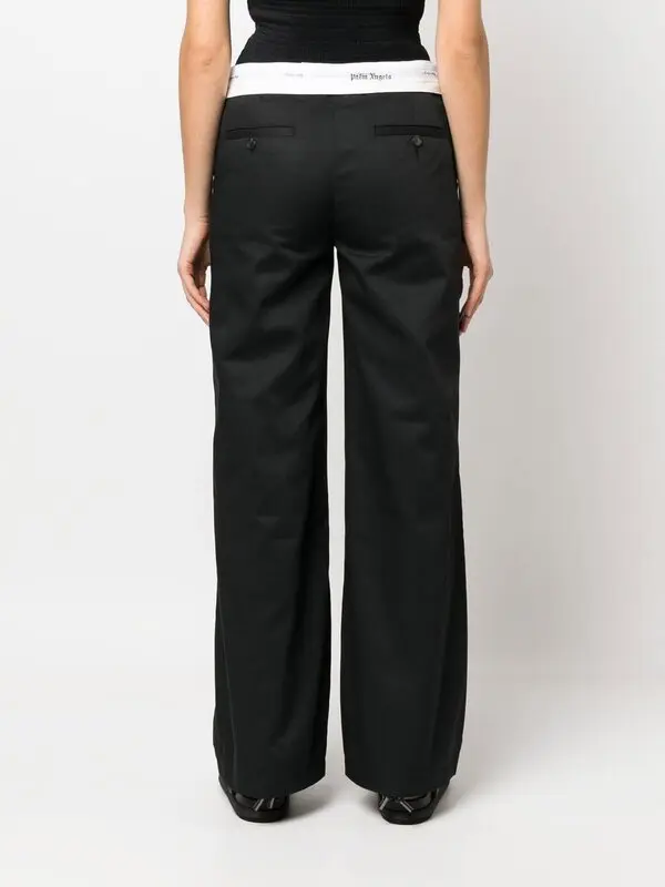 Palm Angels Flare Leg Trousers