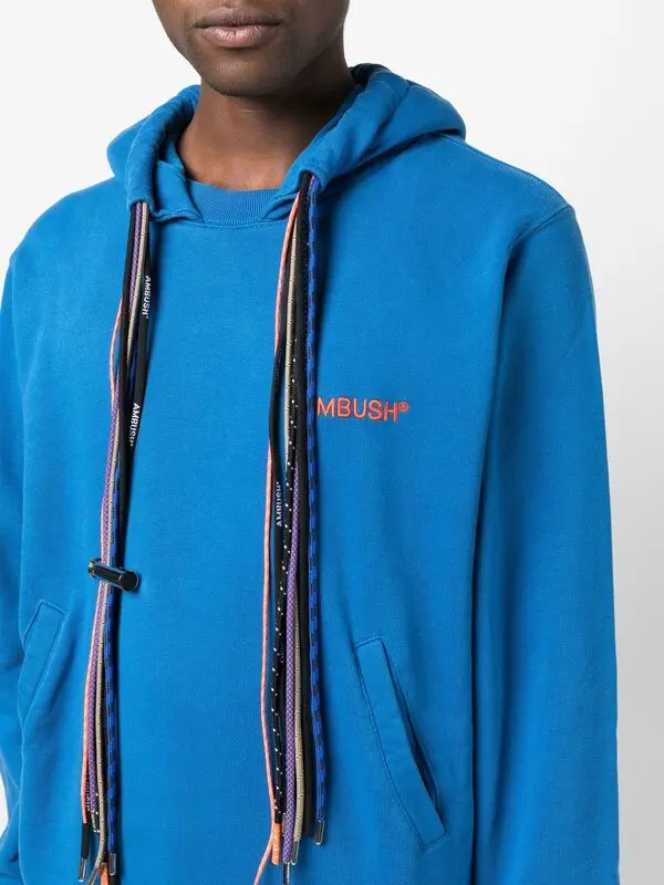 AMBUSH Logo Cotton Hoodie - Blue