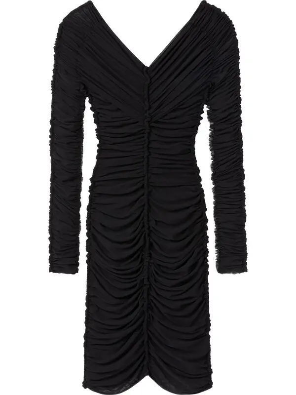 AZ FACTORY BY ESTER MANAS Ruched Off-shoulder Mini Dress