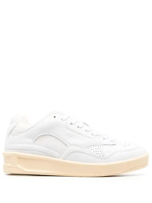 JIL SANDER Basket Low-top Sneakers - White