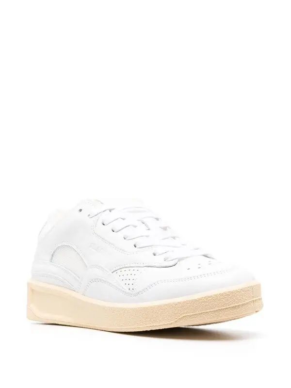 JIL SANDER Basket Low-top Sneakers - White