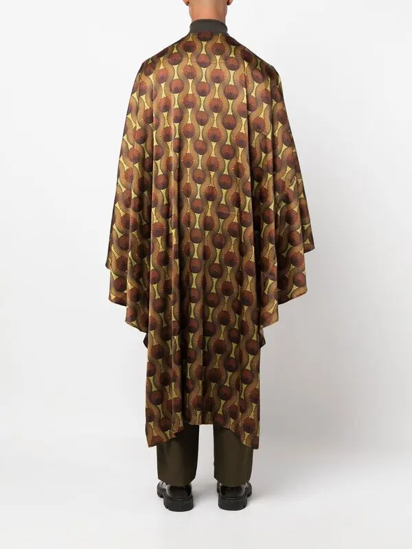 Ozwald Boateng Printed Silk Kaftan - Yellow