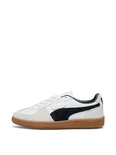 Pink Puma Palermo Leather Sneakers - White,ivory