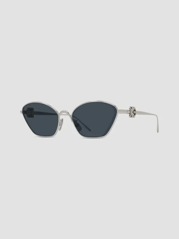 Loewe Anagram 57mm Cat-eye Sunglasses - Grey Blue