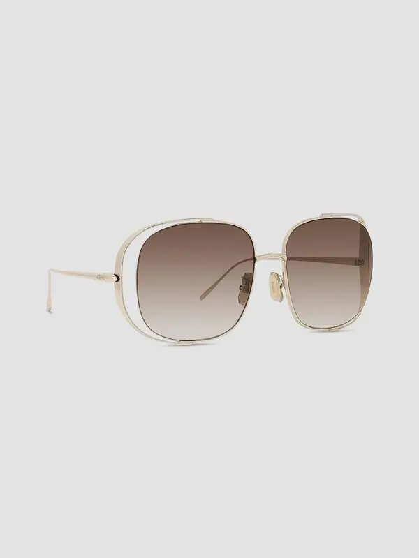 Loewe Signature 57mm Rectangular Sunglasses