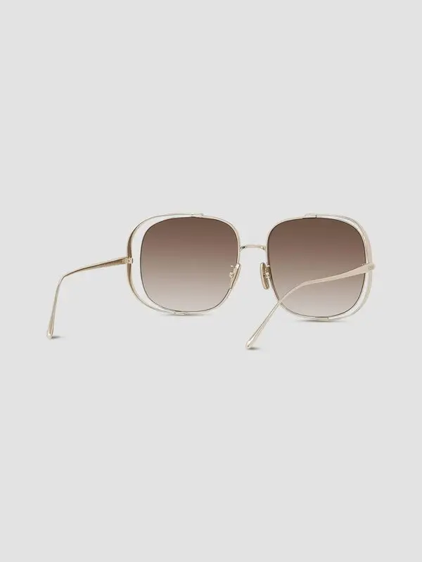Loewe Signature 57mm Rectangular Sunglasses