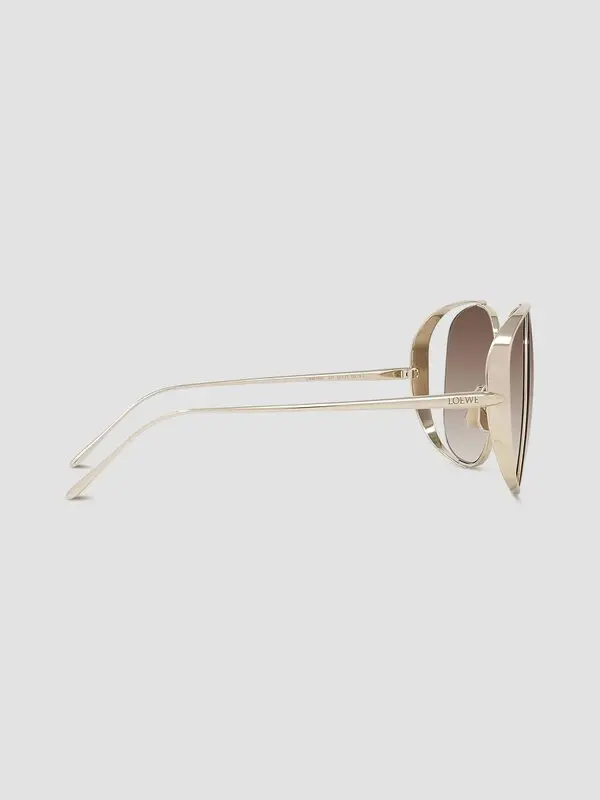Loewe Signature 57mm Rectangular Sunglasses