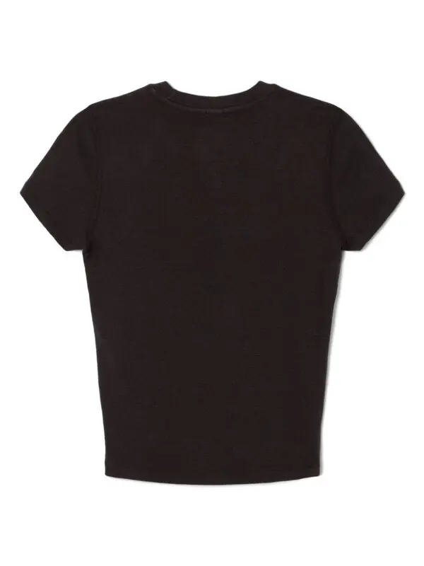 RE/DONE Rhinestone Embellished Cotton T-shirt