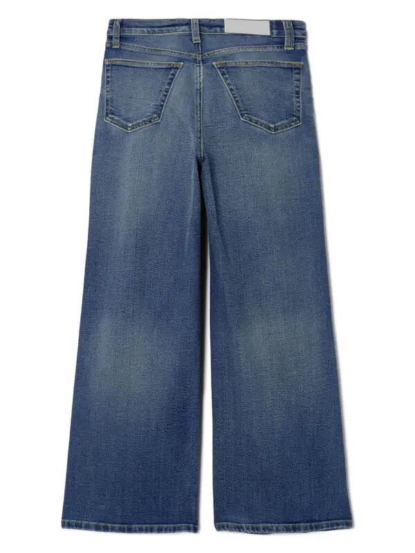 RE/DONE High-rise Wide-leg Jeans