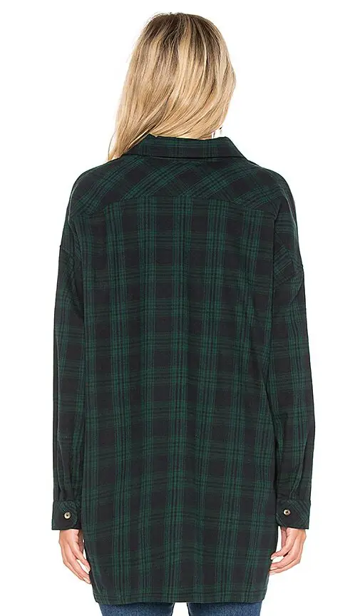 Superdown Audriana Oversized Flannel Top