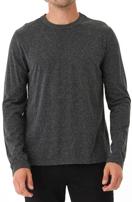 THREADS 4 THOUGHT Tucker Long Sleeve T-shirt - Heather Black