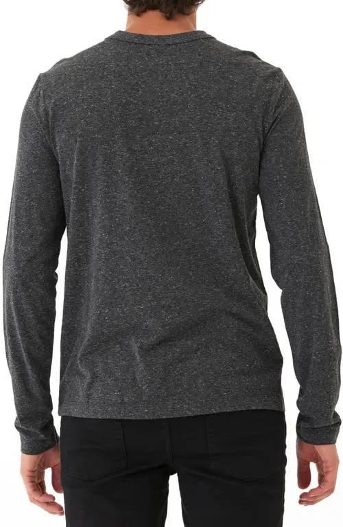 THREADS 4 THOUGHT Tucker Long Sleeve T-shirt - Heather Black