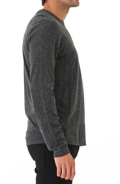 THREADS 4 THOUGHT Tucker Long Sleeve T-shirt - Heather Black