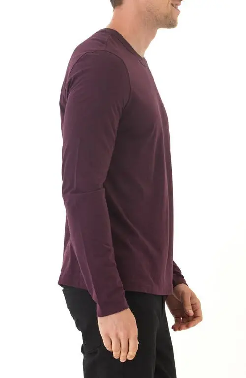 THREADS 4 THOUGHT Tucker Long Sleeve T-shirt - Ultra Maroon