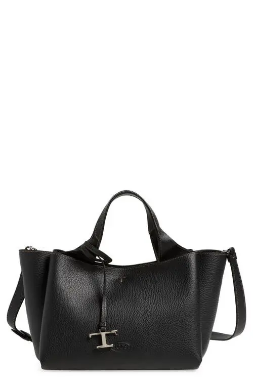 TOD'S Mini Leather Tote - Nero