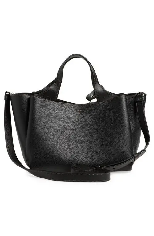 TOD'S Mini Leather Tote - Nero