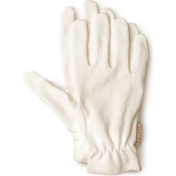 PAUME Cotton Overnight Gloves - Beige