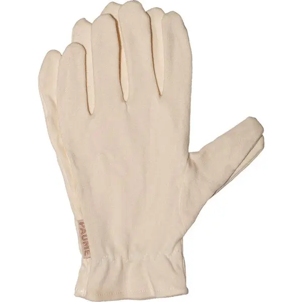 PAUME Cotton Overnight Gloves - Beige