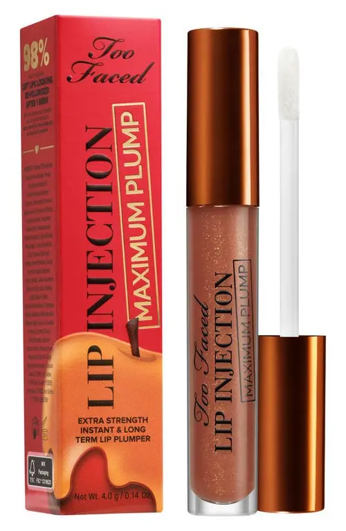 TOO FACED Lip Injection Maximum Plump Extra Strength Hydrating Lip Plumper - Caramel Apple