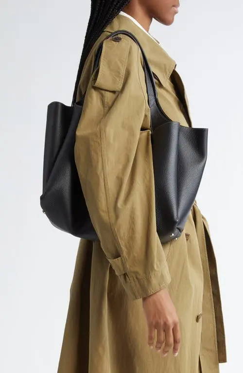 TOD'S Apa Leather Tote - Nero