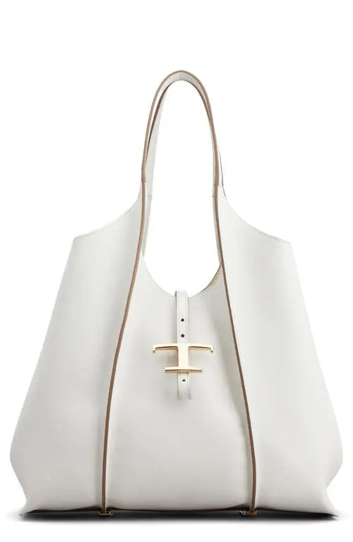 TOD'S Medium Shopping Tote - Bianco Calce