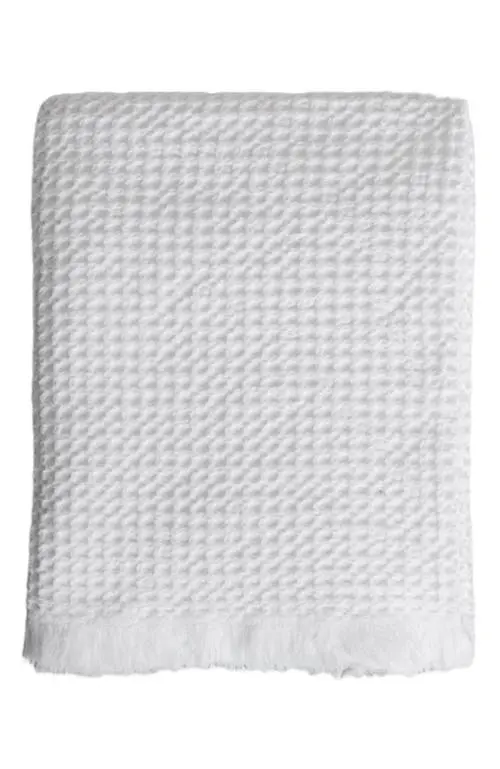 MUNGO Organic Belgian Waffle Bath Sheet - White