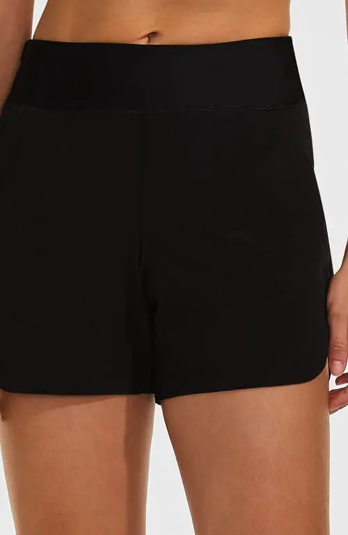 LANDS' END 5" Board Shorts - Black