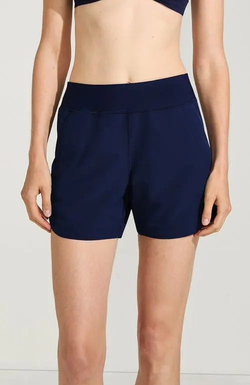LANDS' END Upf 50 5" Board Shorts - Deep Sea Navy