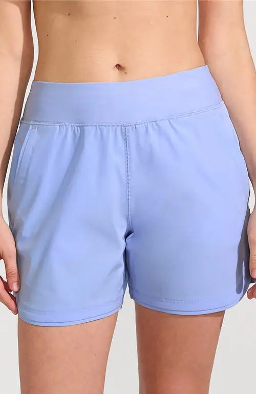LANDS' END Upf 50 5" Board Shorts - Soft Cloud Blue