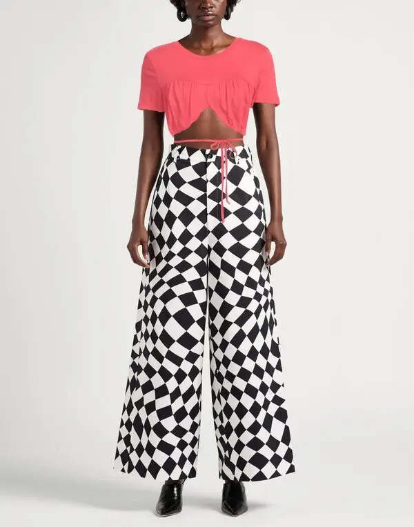 VICOLO Cotton Jersey Crop Top