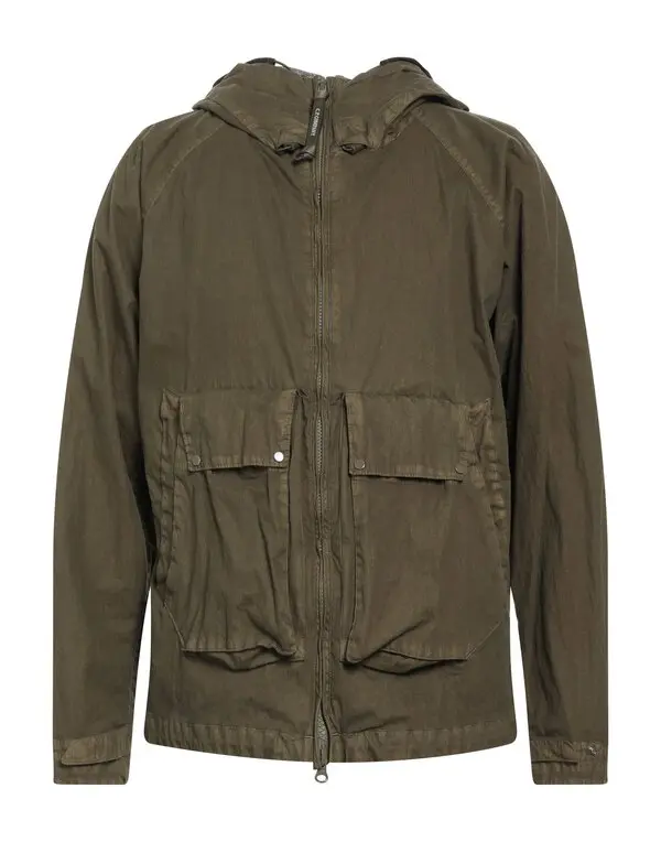 C.P. COMPANY C. P. Company Jacket Dark Size Cotton, Polyamide, Polyurethane Resin