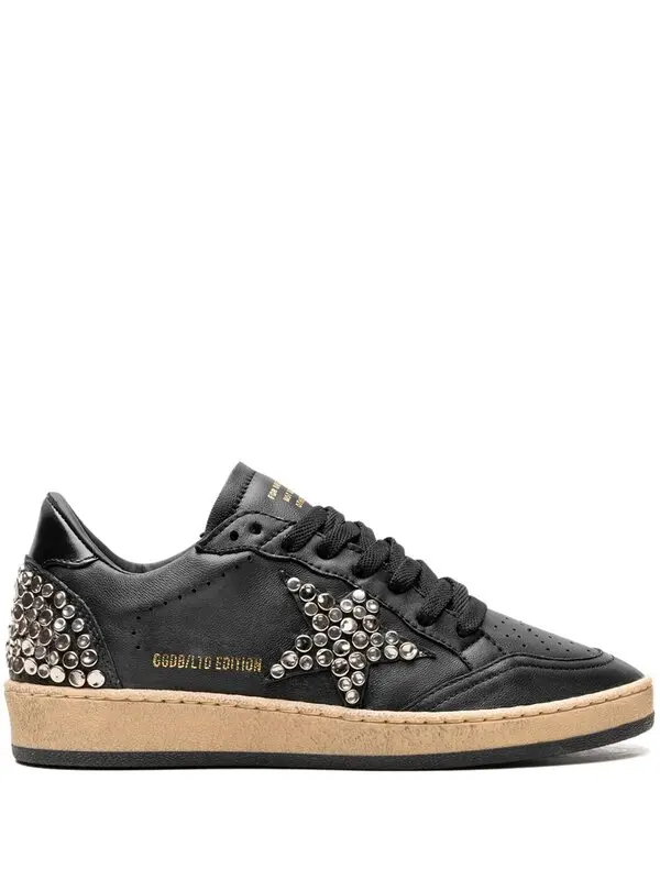 GOLDEN GOOSE Ball Star Sneakers - Black