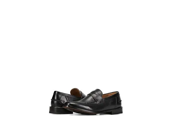 THE FRYE COMPANY Tyler Flex Penny Lace Up Wing Tip Shoes - Black