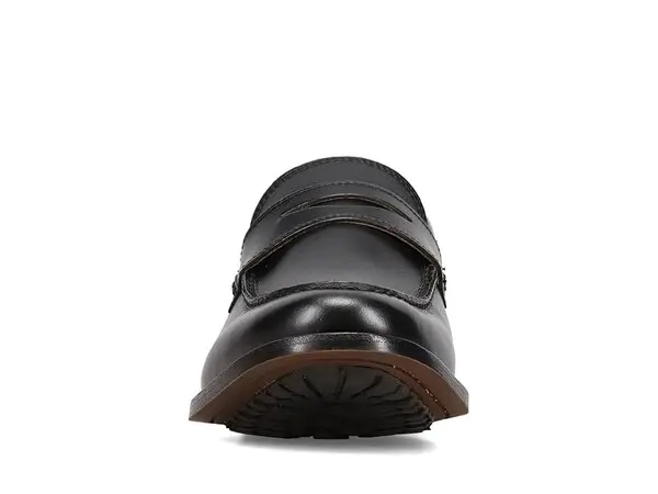 THE FRYE COMPANY Tyler Flex Penny Lace Up Wing Tip Shoes - Black