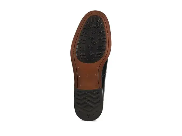 THE FRYE COMPANY Tyler Flex Penny Lace Up Wing Tip Shoes - Black