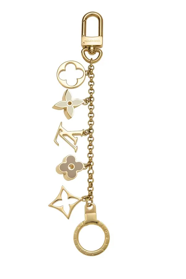LOUIS VUITTON Fleur De Monogram Bag Charm