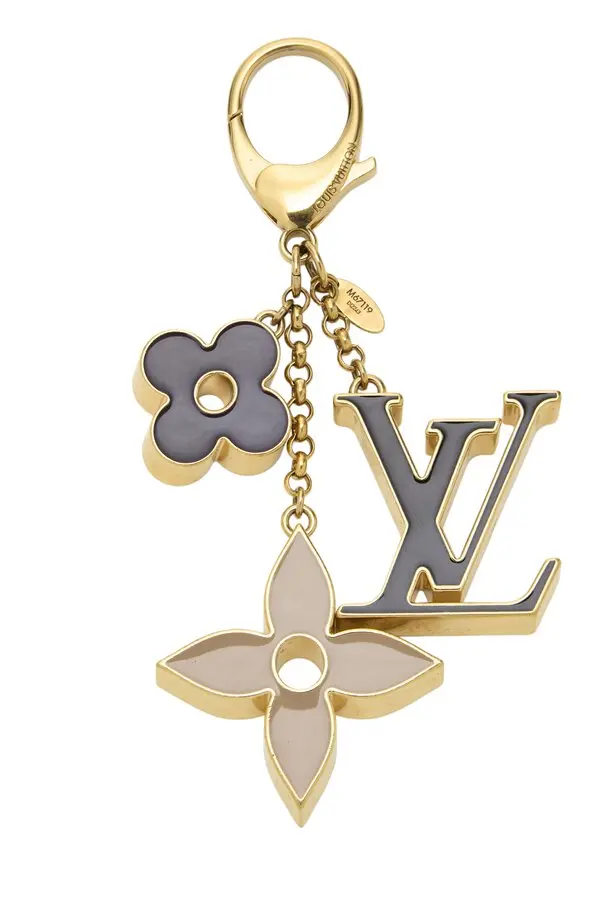 LOUIS VUITTON Fleur De Monogram Bag Charm