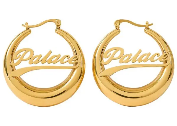 PALACE Hoop Earrings - Gold Plated
