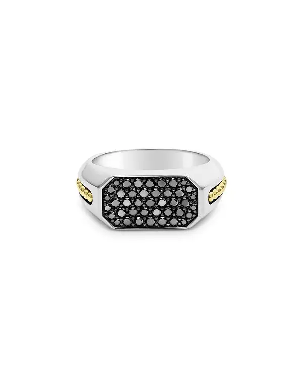 Lagos Anthem Two Tone Octagon Ring