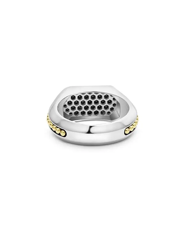 Lagos Anthem Two Tone Octagon Ring