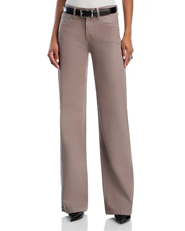 L'Agence Clayton High-rise Wide-leg Jeans - Driftwood