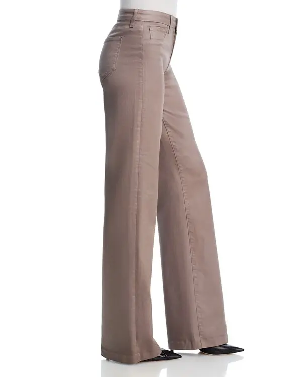 L'Agence Clayton High-rise Wide-leg Jeans - Driftwood